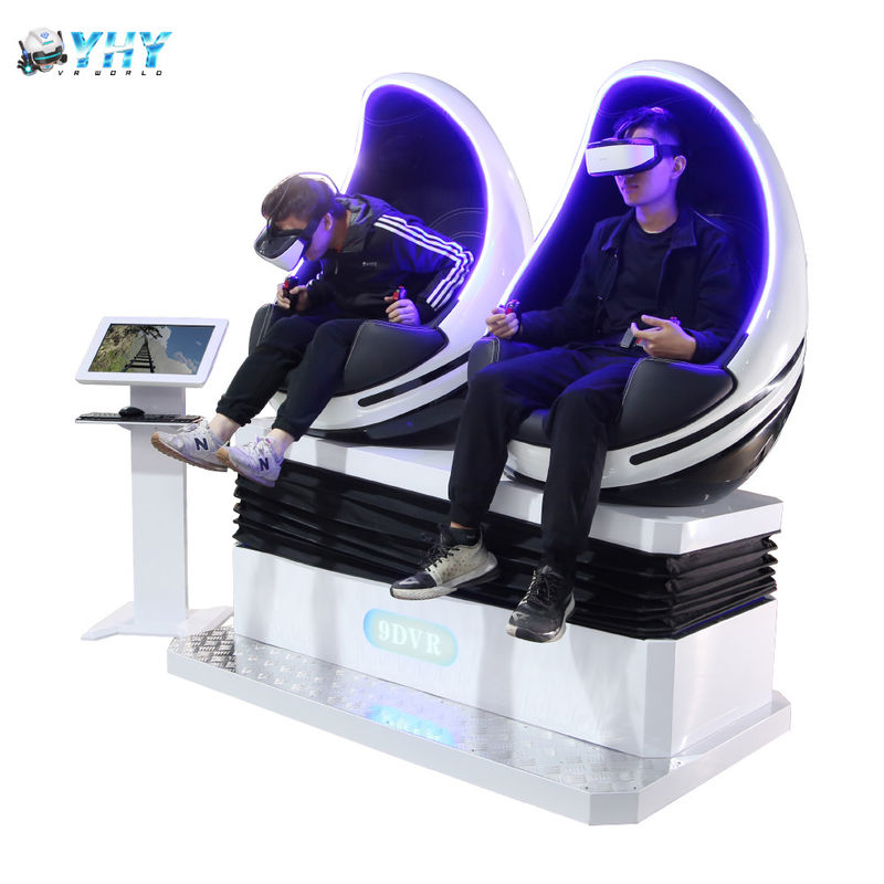 Indoor Games 360 Degree Simulator 9d Vr Egg Chair Cinema 3 Dof Double Seats