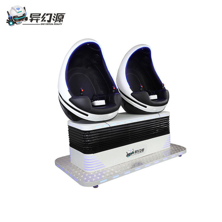9D VR Egg Chair Roller Coater 2 Players 220V For VR Theme Park