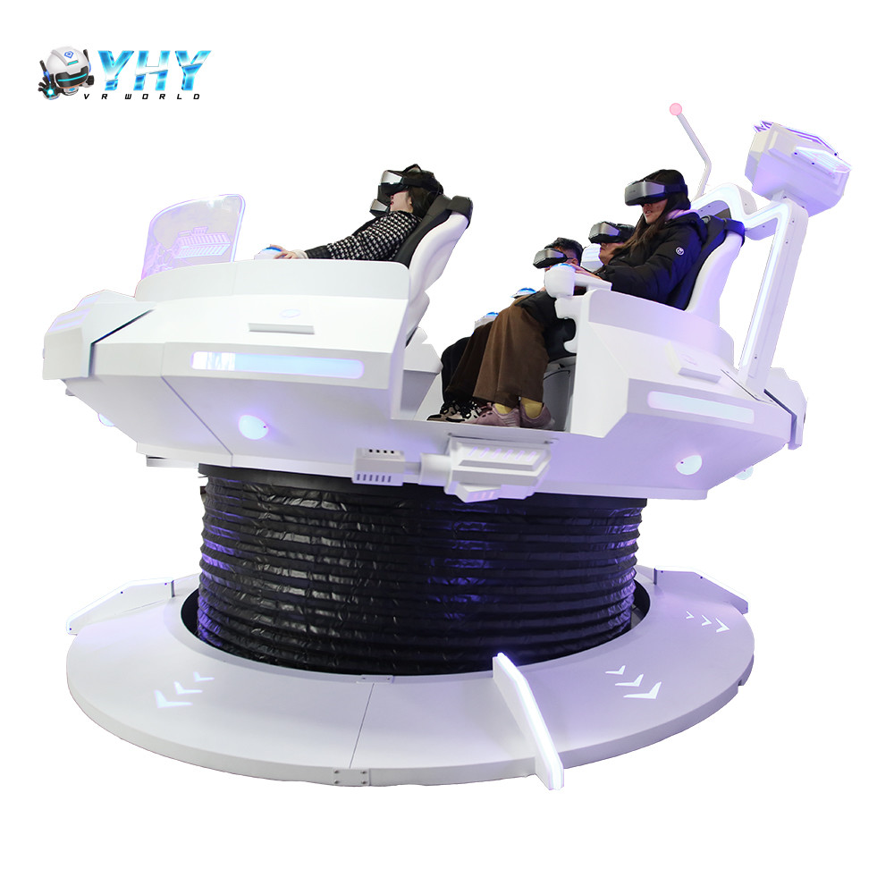 5 Seats VR UFO Simulator Virtual Reality Cinema 360 Roller Coaster Shooting Arcade
