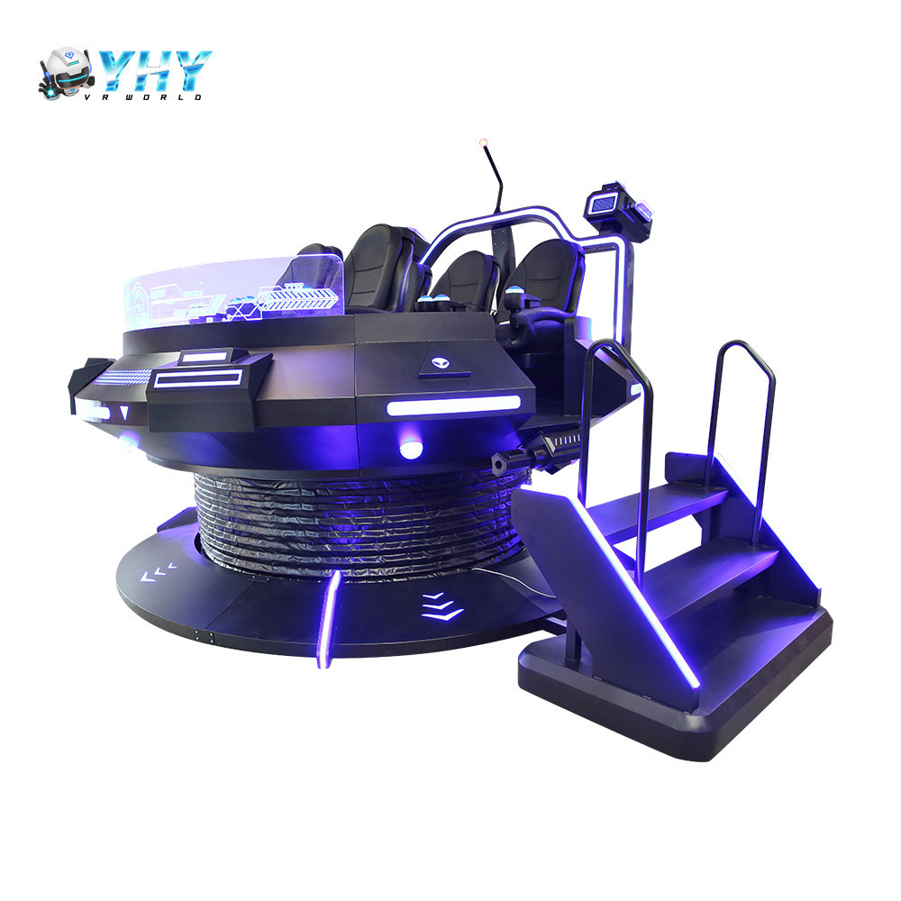 5 Seats VR UFO Virtual Reality Arcade Indoor Equipment Roller Coaster ...