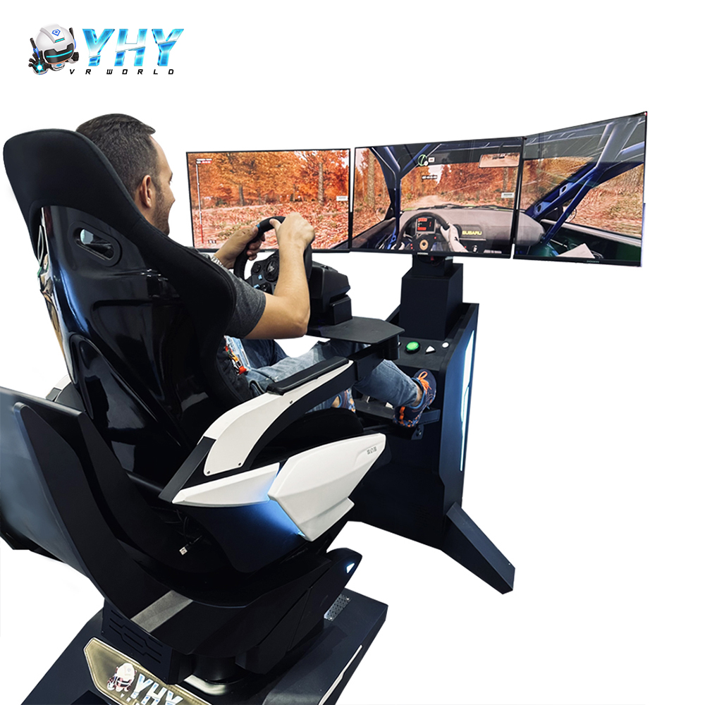 New Model 3DOF 3 Screen Racing Car Simulator Speed Racing