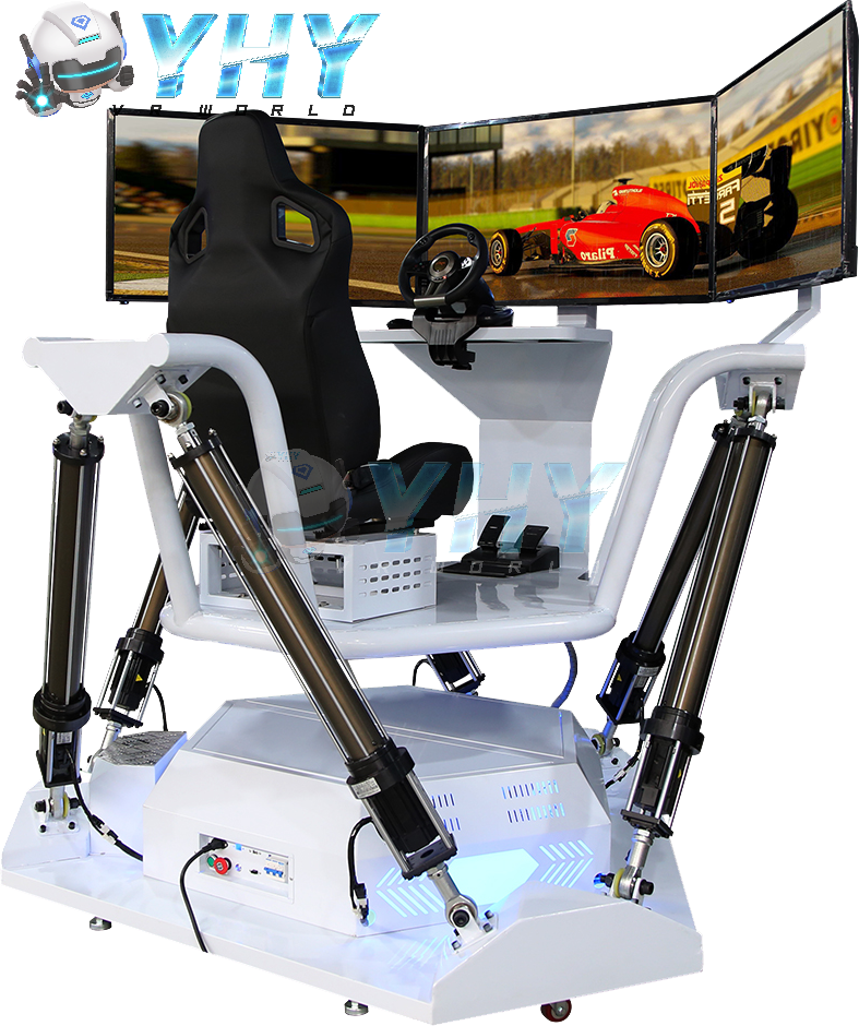 Arcade Game Machine VR 6 DOF Driving Car Simulator Race Equipment with ...