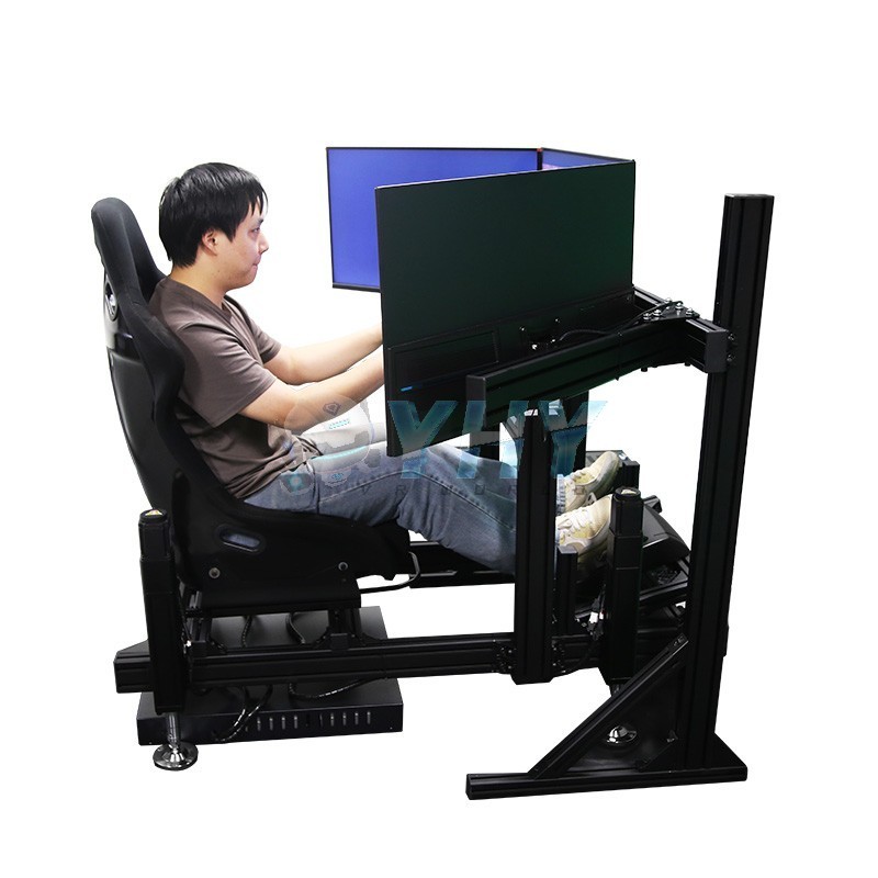 3DOF Racing Simulator with Motion Platform & Logitech Wheel