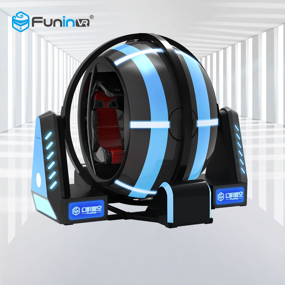 360 Degree Game VR Simulator For Flight Scene 1900mm Height 550kg Net ...