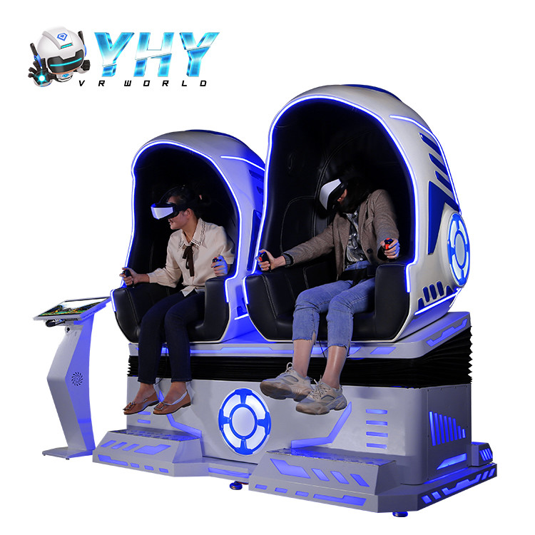 Interactive Full Motion VR Simulator Arcade Double Seat 9DVR Simulator