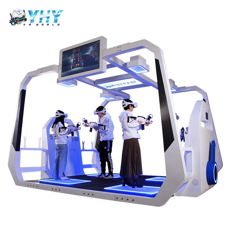 Virtual Reality Simulator VR Arcade Machine 4 Players 9D VR Shooting Games