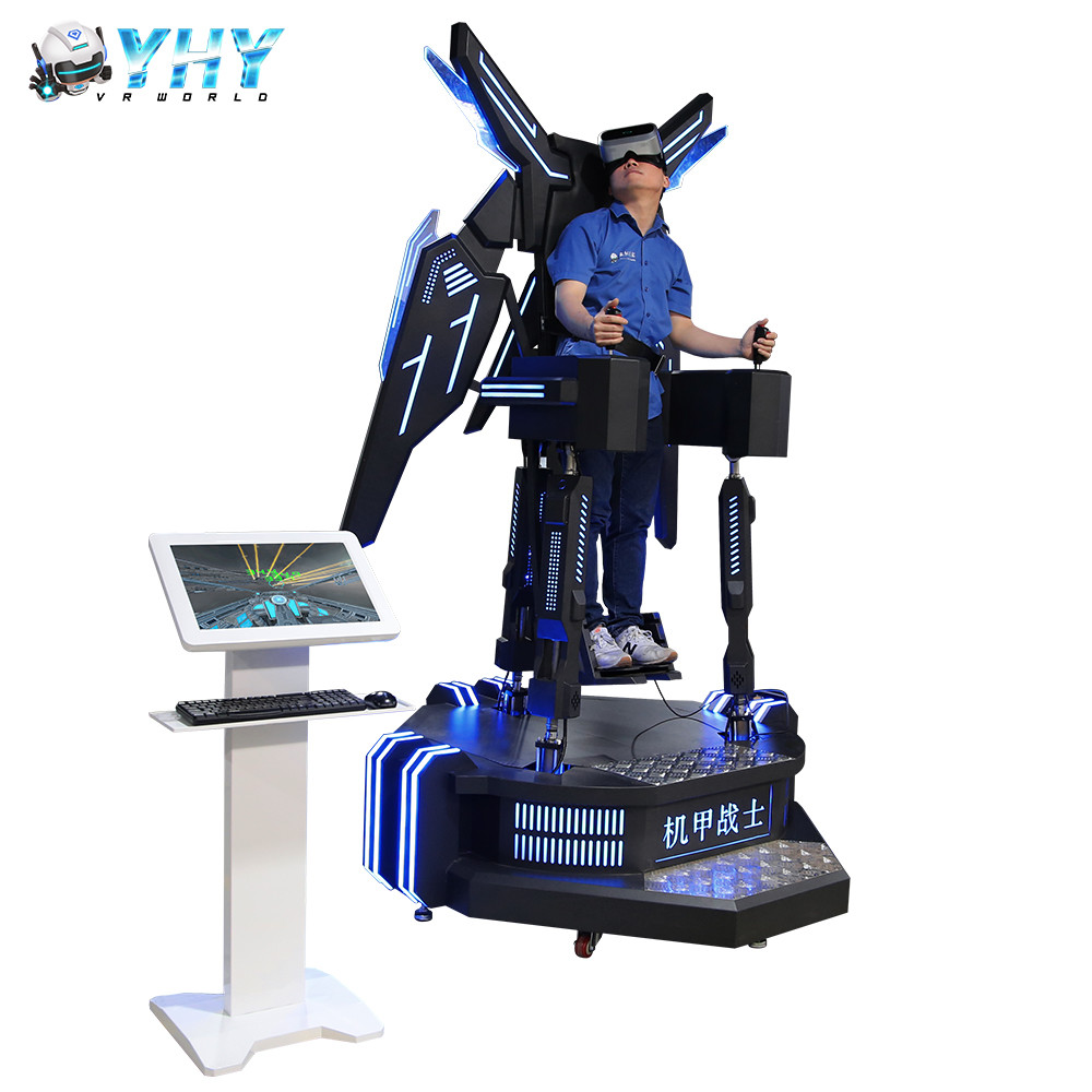 Standing Smart Automatic Electric VR Flight Simulator For Amusement Park