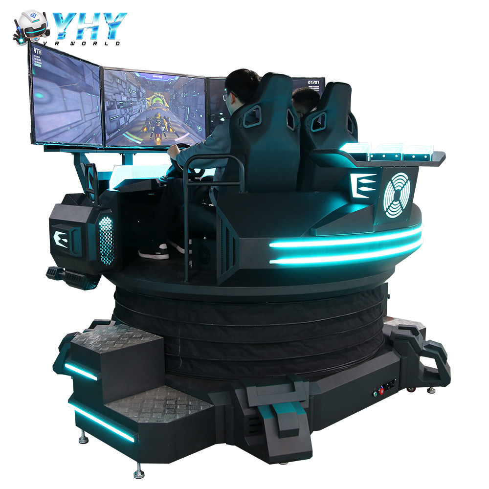 2 Seats 3 Dof 9D Virtual Reality Racing Simulator VR Driving Car Game ...