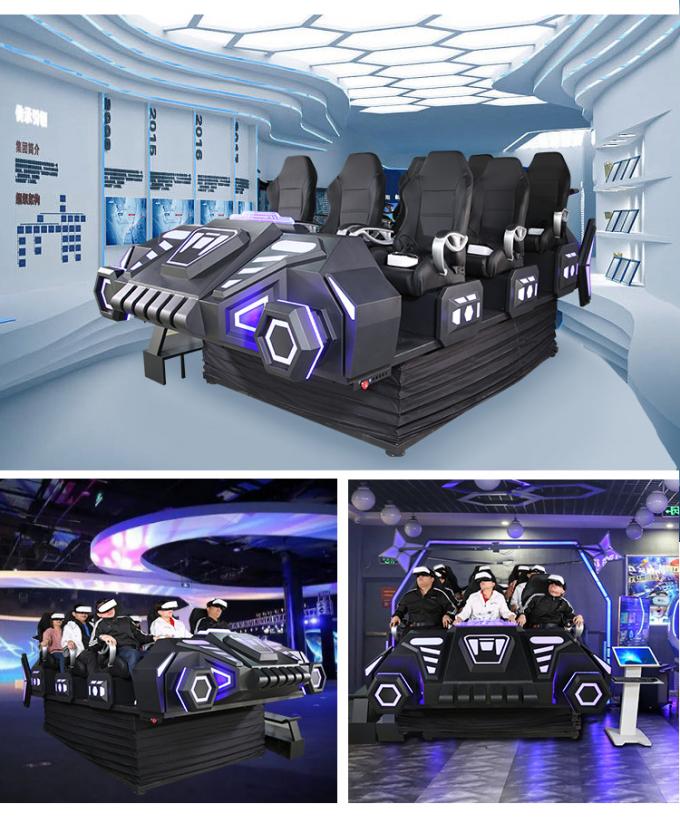 Theater 9 Seats 9D VR Simulator 360 Degree Movie Cinema Virtual Roller Coaster Simulator