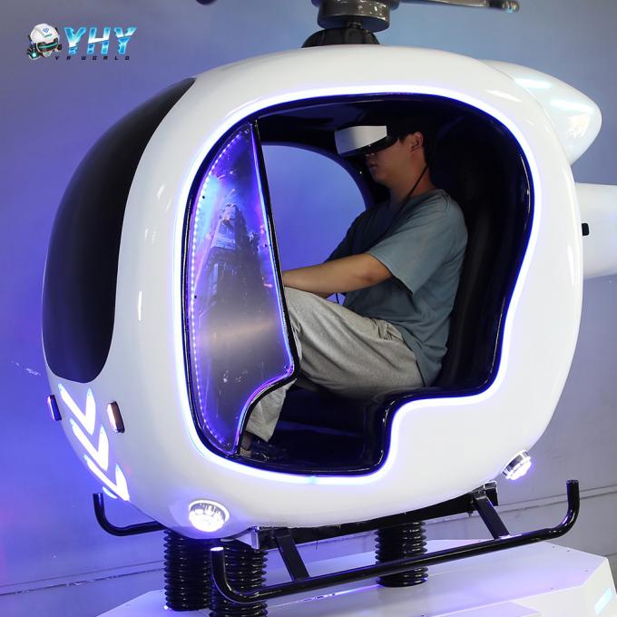 Theme Park 9D VR Simulator Helicopter Flight Game Machine