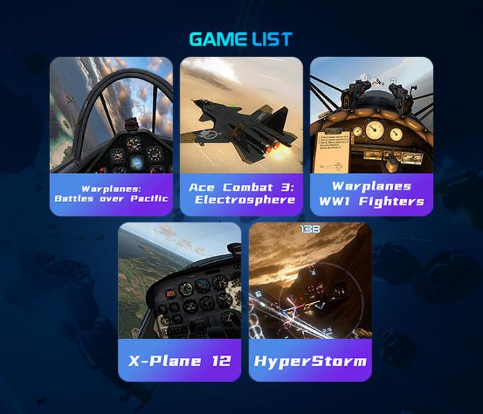 Immersive VR Flight Simulator 9D Vr Aircraft Full Flying Games Airplane ...