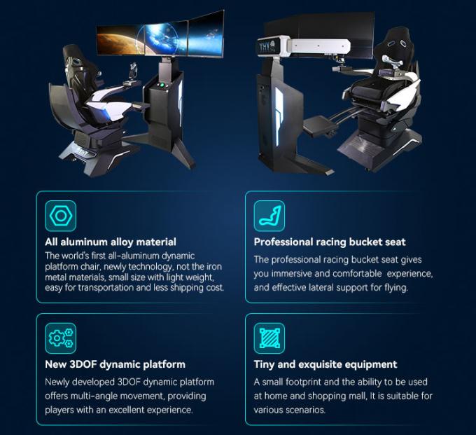 Immersive VR Flight Simulator 9D Vr Aircraft Full Flying Games Airplane ...