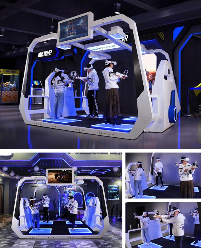 Indoor Standing Platform Ultimate Vr Battle Shooting Game Simulator
