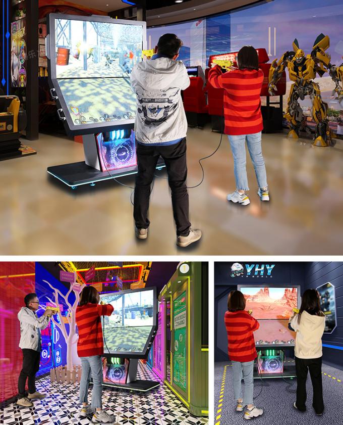 Kids 4 Players Infrared Shooting Arcade Games With Double Screen