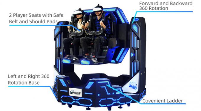 1080 Rotating VR 360 Simulator Game Virtual Reality Rides For VR Park