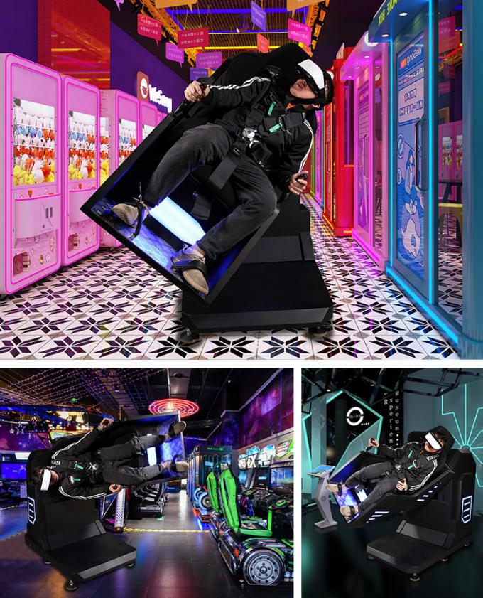 Mini 360 9D VR Cinema Theme Park Ergonomic Roller Coaster Simulator Machine