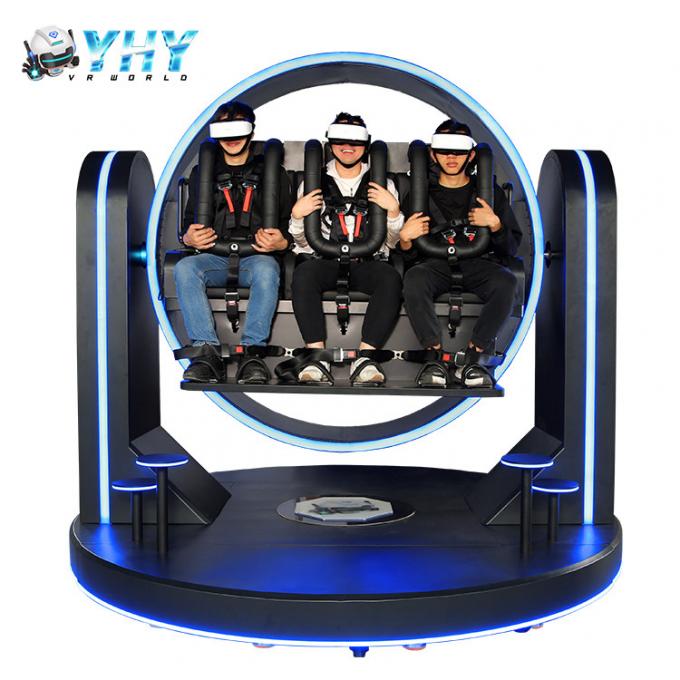 Amusement Park 1080 Rotation 9D VR Machine Virtual Roller Coaster Simulator