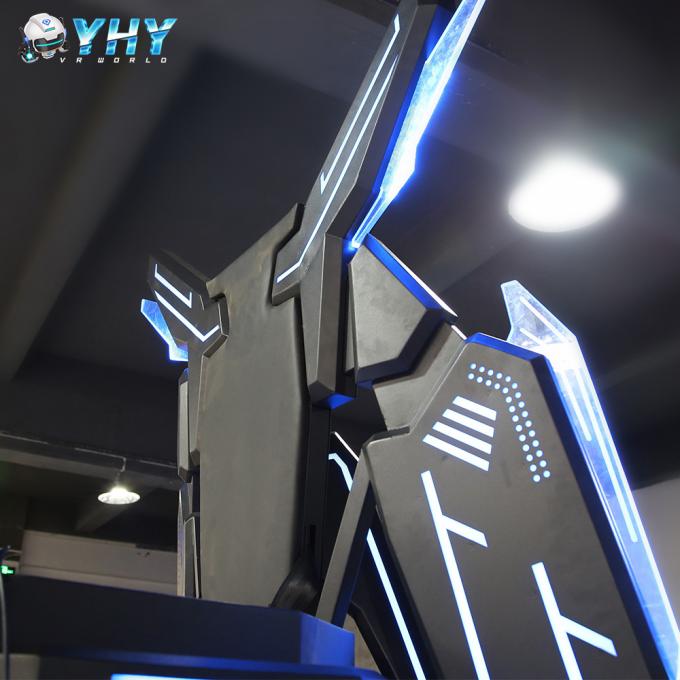 1.5kw Flying VR Flight Simulators Shopping Mall Standing Motion Game ...