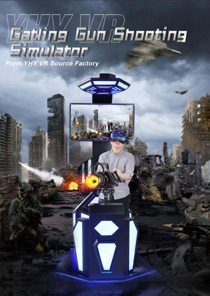 RoHs Dynamic Gatling Gun 9d Vr Shooting Simulator Games Virtual Reality ...