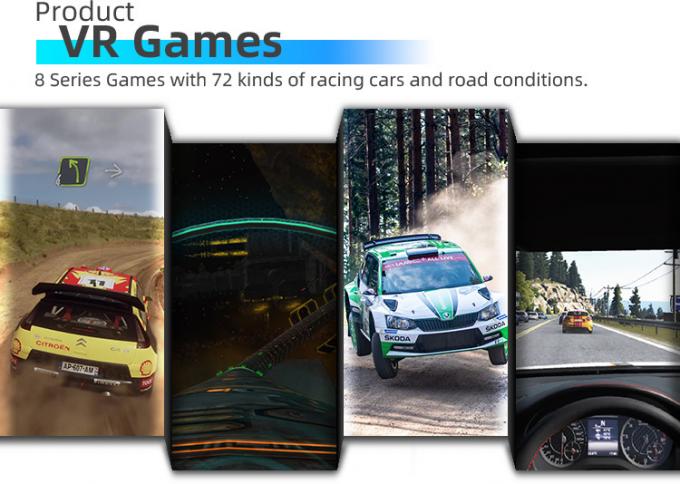 2 Seats 3 Dof 9D Virtual Reality Racing Simulator VR Driving Car Game ...